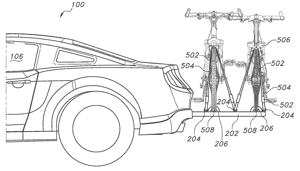 Integrated Bike Rack: Ford Patent Shows Interesting New Feature