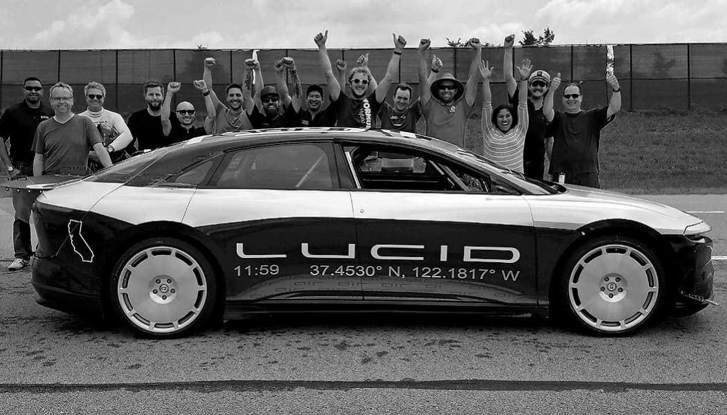 Lucid Air Prototype: All Electric Car Zips Past 235 MPH